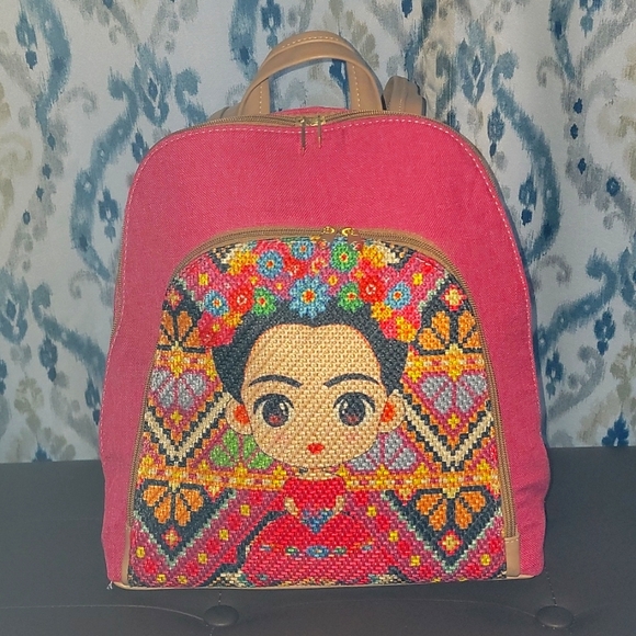 Handmade | Bags | Frida Kahlo Artisanal Mexican Backpack | Poshmark